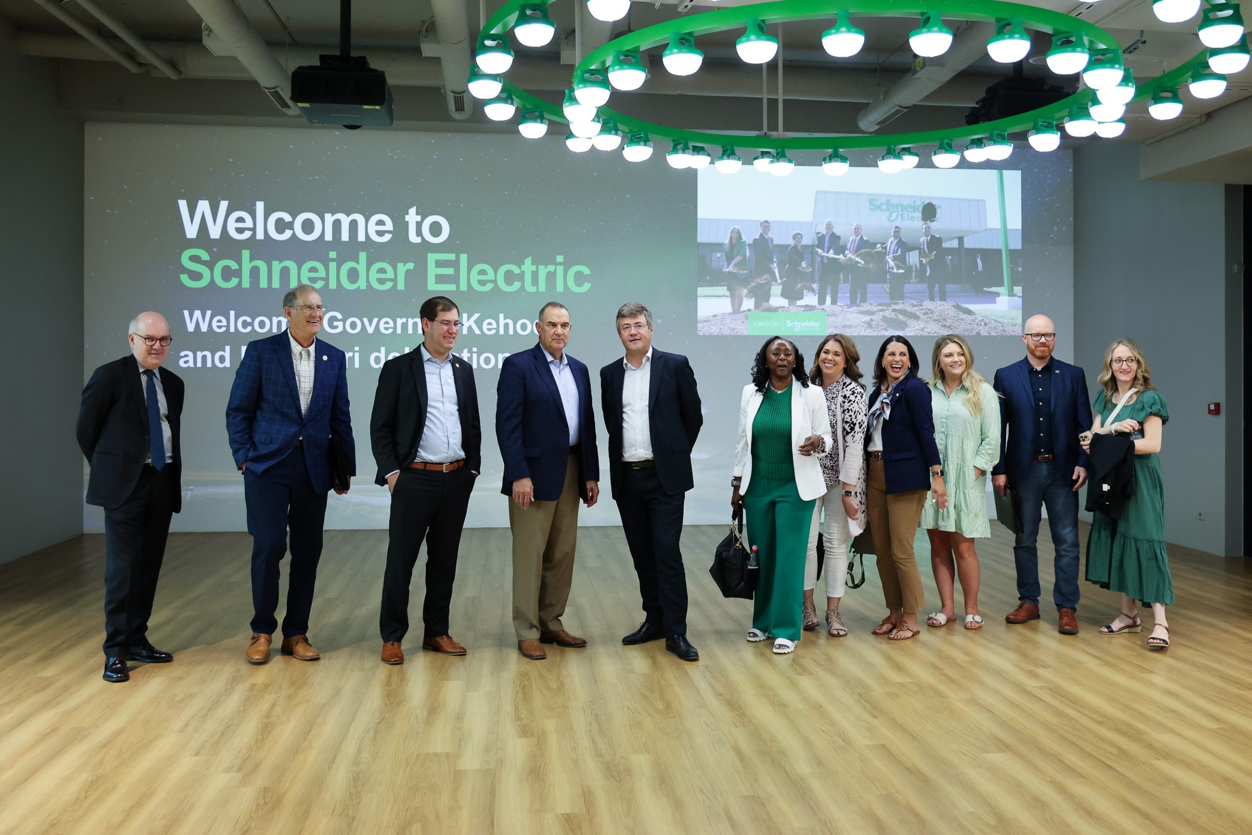 Missouri's governor and two key state lawmakers tour Schneider Electric ...