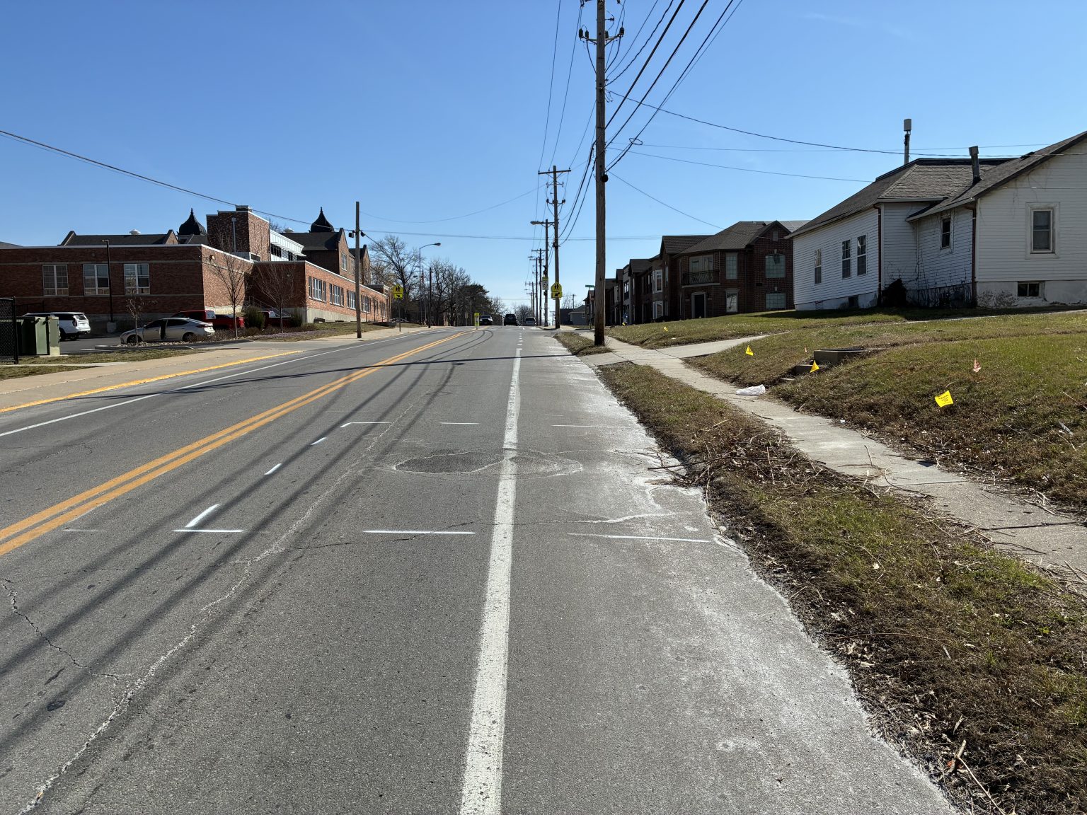 One lane of Columbia's Rogers street currently closed for concrete ...